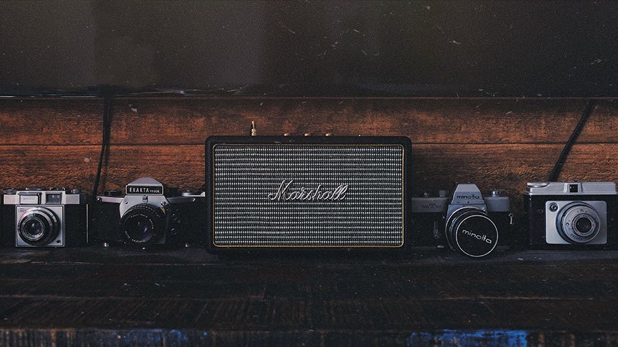 Retro Speakers. Old fashioned design and great quality of sound